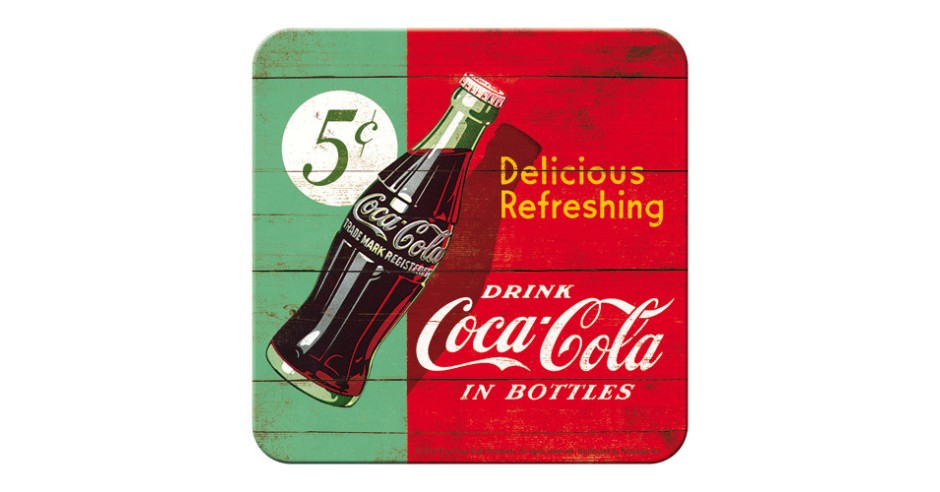 Suport de pahar - Coca Cola Refreshing Green | arhiva Okazii.ro