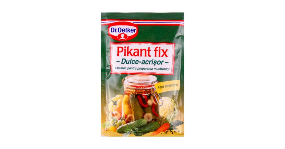 Pikant Fix Dulce Acrisor DR. OETKER, Ideal pentru Muraturi, 100 g ...