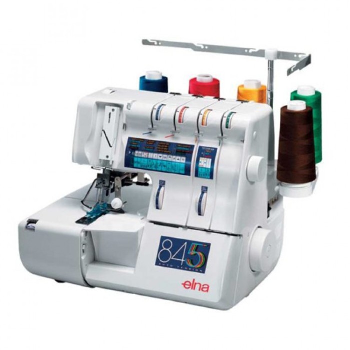 Masina de surfilat si acoperire Elna 845, cusatura cu 4/5/3 fire ...