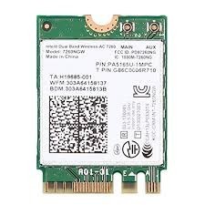 Intel Dual Band Wireless-AC7260 Model 7260NGW , slot M2, bluetooth ...
