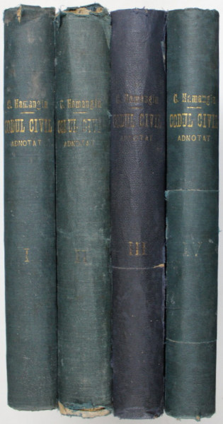 CODUL CIVIL ADNOTAT CU TRIMITERI LA DOCTRINA FRANCEZA SI ROMANA de C ...