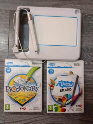 Joc Nintendo Wii U Draw Tablet + Studio + Pictionary | Okazii.ro