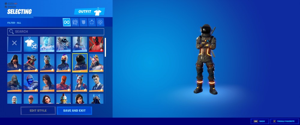Cont Fortnite og 81 de skinuri Skinuri rare sezon 3 1,150 vbucks STW ...