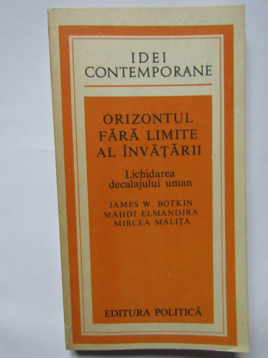 ORIZONTUL FARA LIMITE AL INVATARII. LICHIDAREA DECALAJULUI UMAN-JAMES W ...