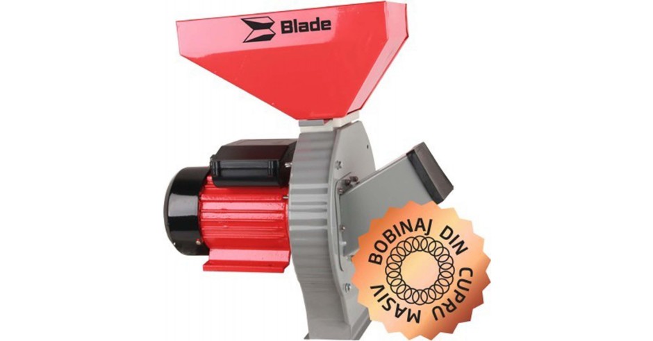 Moara cereale si lucerna (2 in 1), Blade Model A, 2.7 KW, 200 kg/h ...