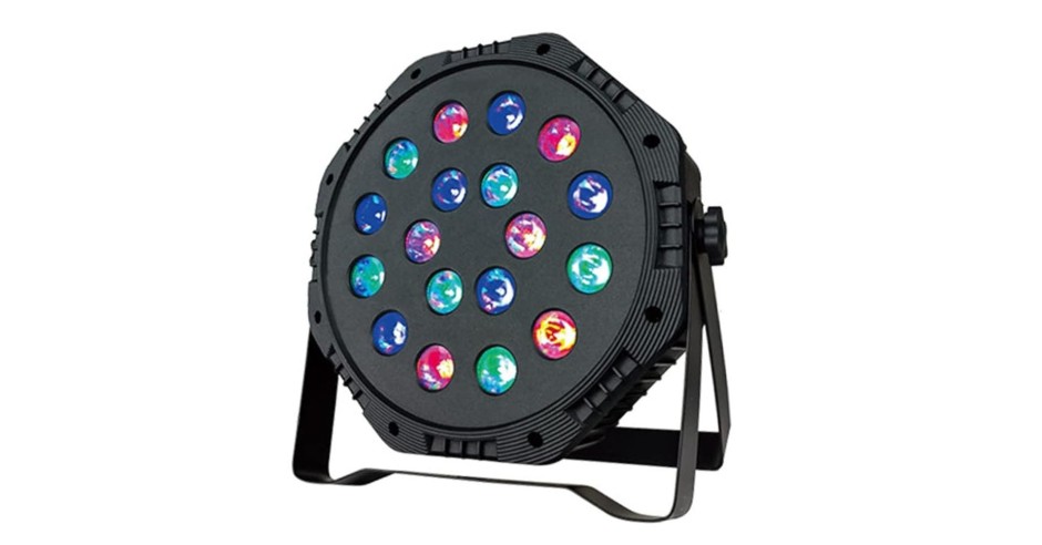 Proiector LED PAR RGB, 18LED, 18W, DMX, jocuri de lumini, senzor ...
