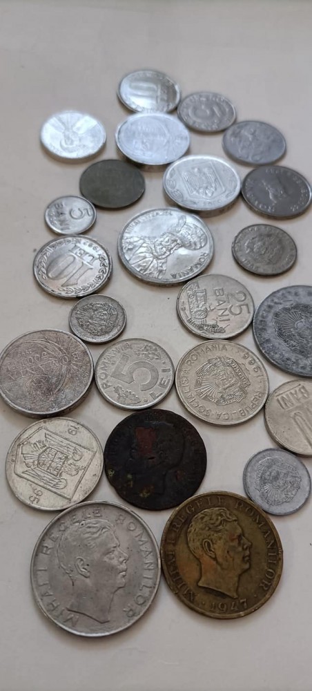 Lot de monede Romane?ti vechi 1883-1999 | arhiva Okazii.ro