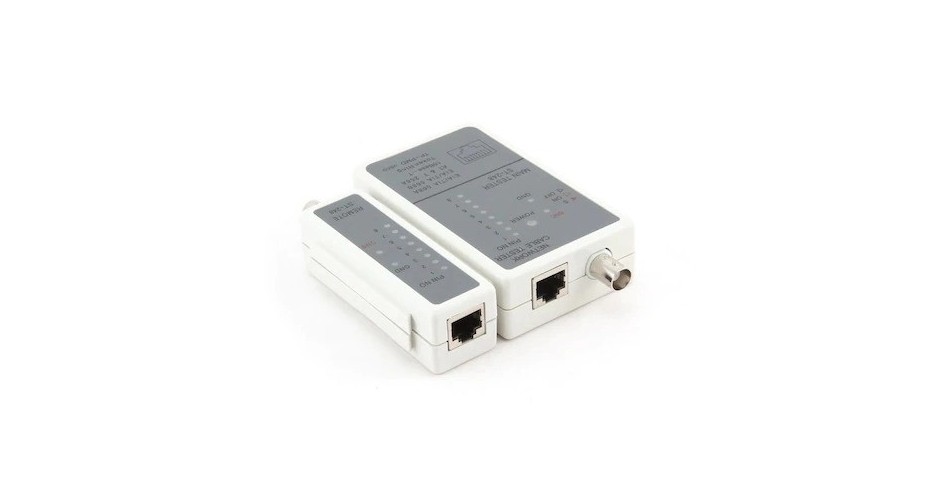 Tester cablu de retea LAN mufe RJ45 cu mufe BNC si gentuta inclusa ...