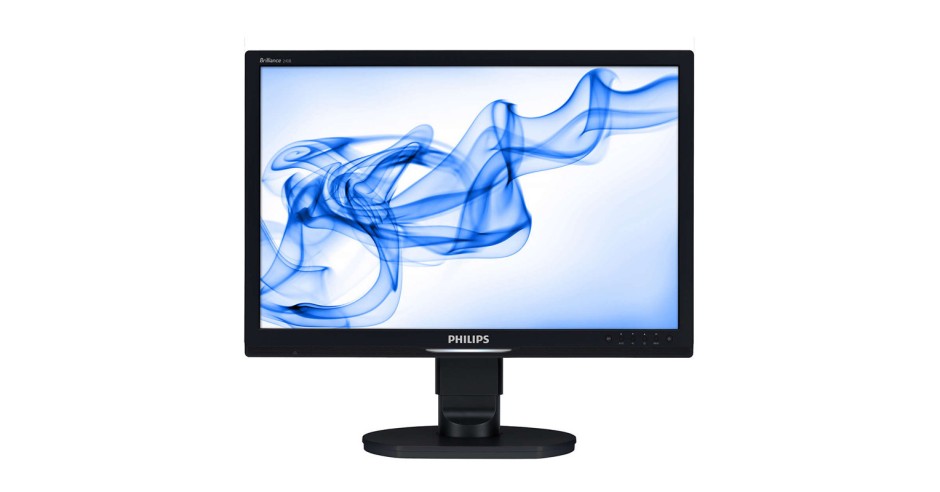 Monitor LCD Philips 24" 240B, 5ms, 1920x1200, DVI, VGA, Cabluri incluse ...