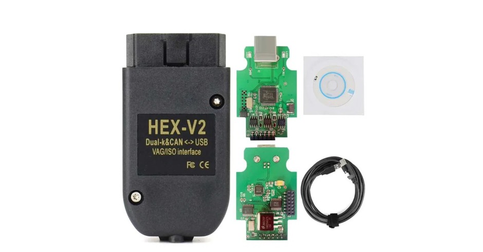 Tester Diagnoza Auto VCDS VAG COM 22.10 HEX CAN V2 meniu lb romana 150 ...