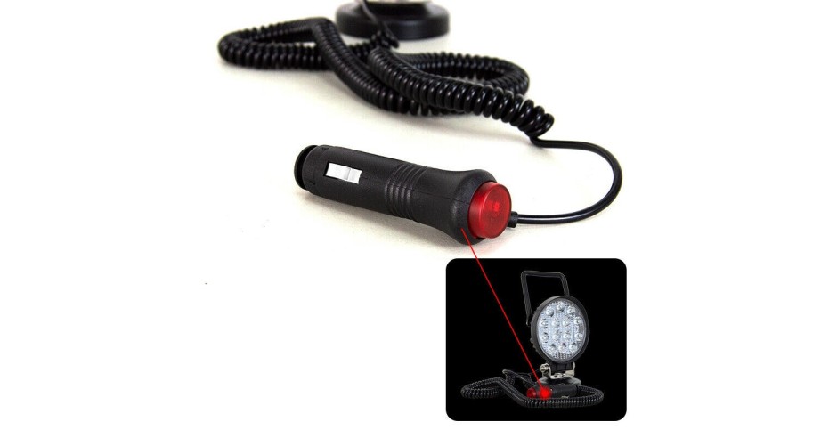 Lampa de lucru auto cu led, 27W, suport magnetic | arhiva Okazii.ro