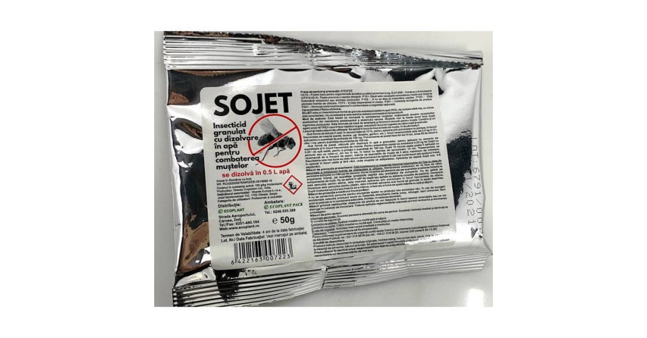 Sojet 50gr, insecticid pentru muste, Sharda ChropChem, insecticid ...