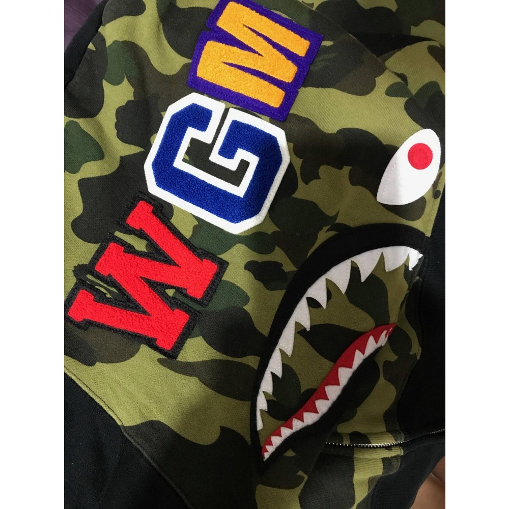 Hanorac bape shark hoodie (supreme,adidas,bape,hypebeast,hanorac ...