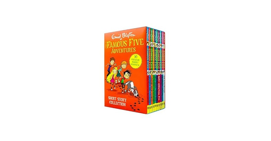 Enid Blyton The Famous Five Adventures Shory Story Collection 10 Books ...