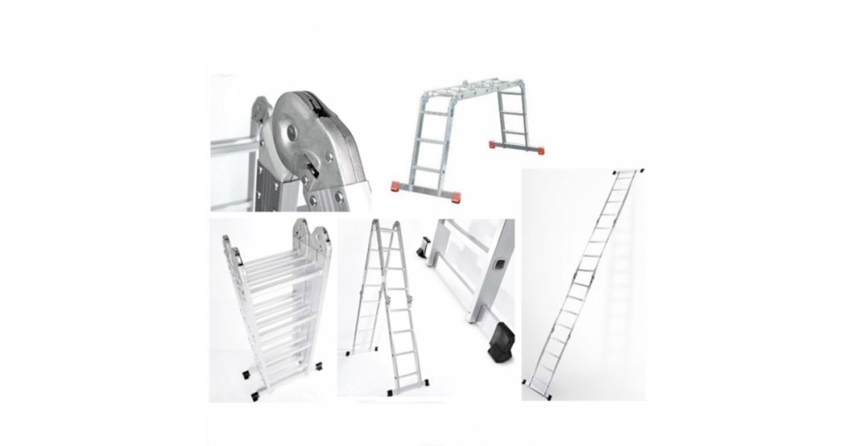 Scara modulara 4 tronsoane aluminiu 3.7m Zilan ZLN6286 | arhiva Okazii.ro