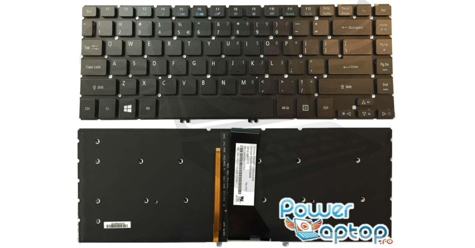 Tastatura Acer Aspire 4755 iluminata backlit, Aspire 4755G iluminata ...