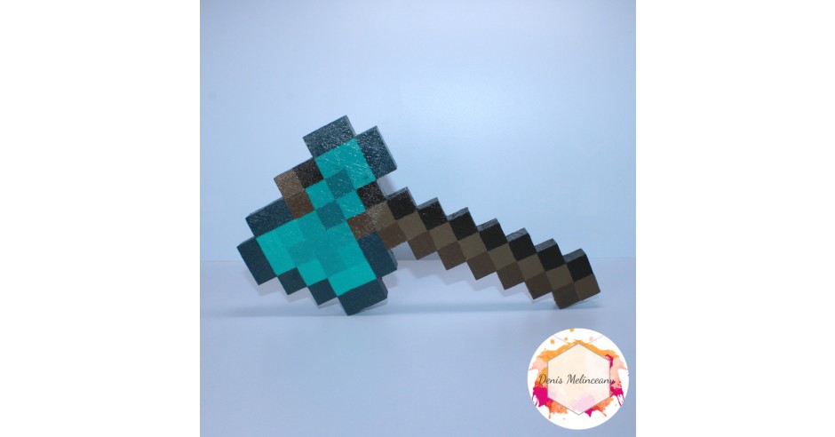 Figurină din lemn TOPOR din Minecraft | arhiva Okazii.ro