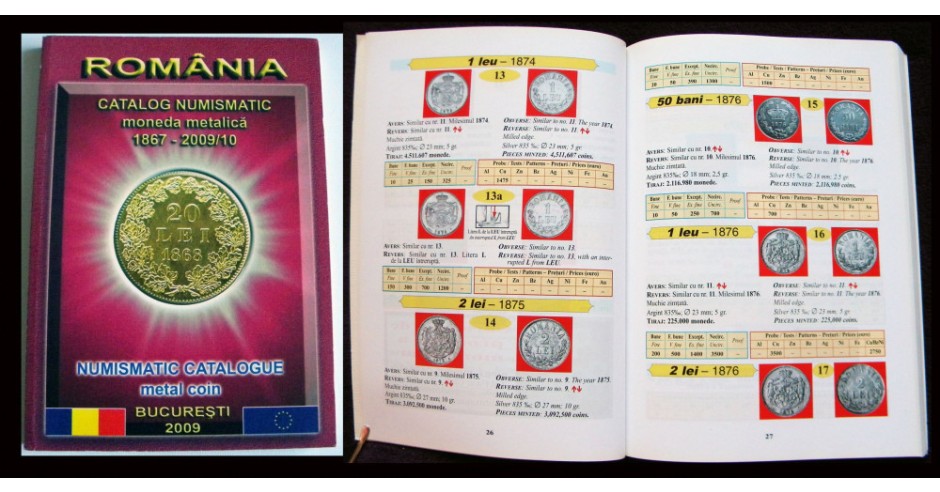 Catalogul numismatic Romania 1867-2009, moneda metalica catalog monede ...