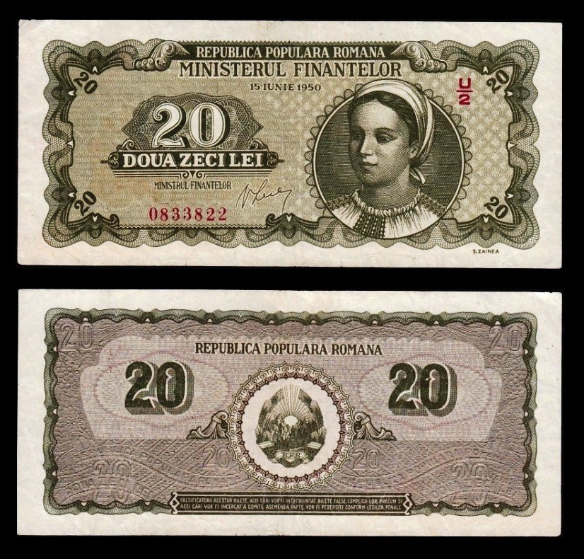 Bancnote romanesti - 20 lei 1950 | arhiva Okazii.ro