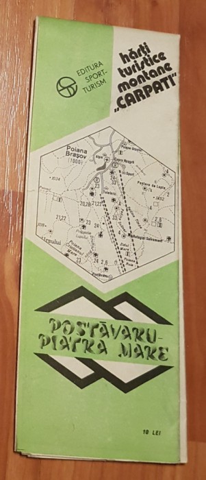Harta Postavaru - Piatra Mare Harti turistice montane | Okazii.ro