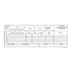 Bon de Predare Transfer Restituire 1/3 A4, 100 File/Carnet - Tipizate ...