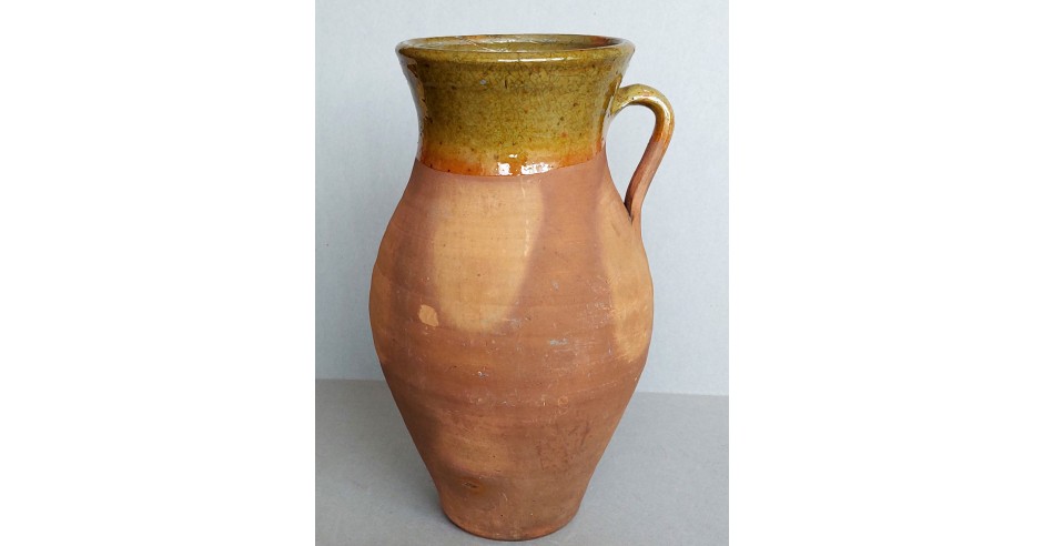 Ulcica de lut ars, ulcea ceramica traditionala romaneasca vechime 70 ...