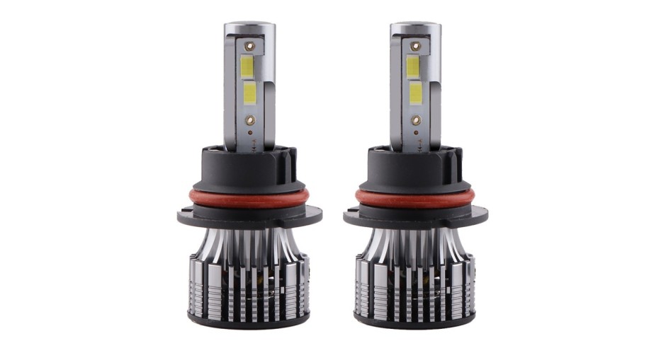 Set 2 LED-Uri Auto Techstar® V8, 9004, 120W, 12-24V, 15000 Lumeni ...