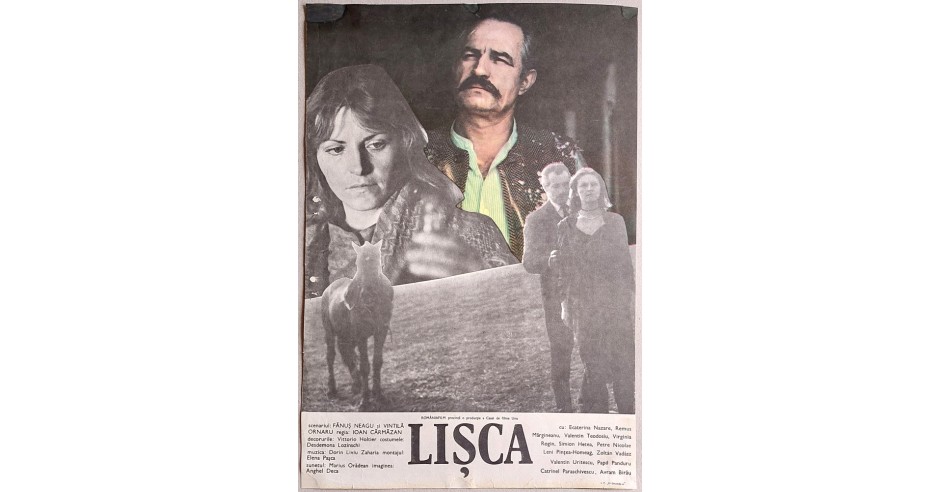 Lisca - afis film romanesc, Romaniafilm 1983, cinema Epoca de Aur ...