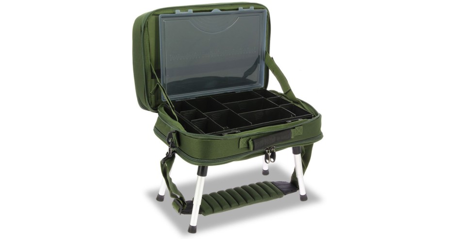 NGT Carp Case System PLUS - - Bivvy Table, Tackle Box and Two Tier Bag | arhiva Okazii.ro