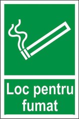 Indicator cu Semnul Loc pentru fumat Best View | arhiva Okazii.ro