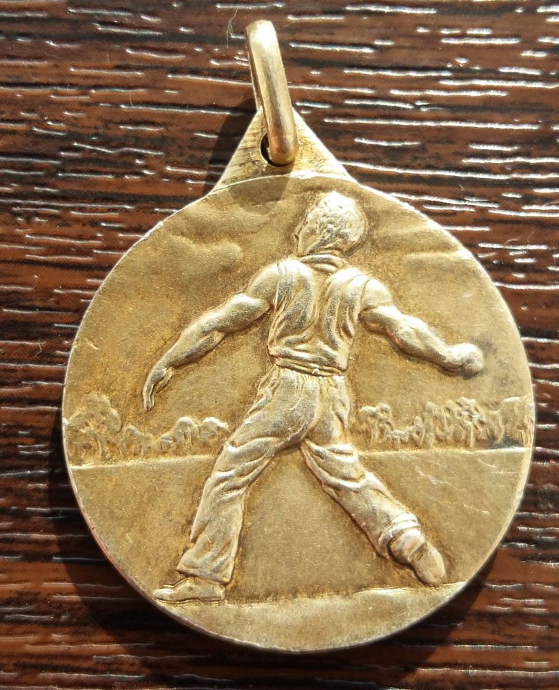 (A39) MEDALIE DIN ARGINT PLACATA CU AUR ITALIANA - SPORTIVA - 1956 ...