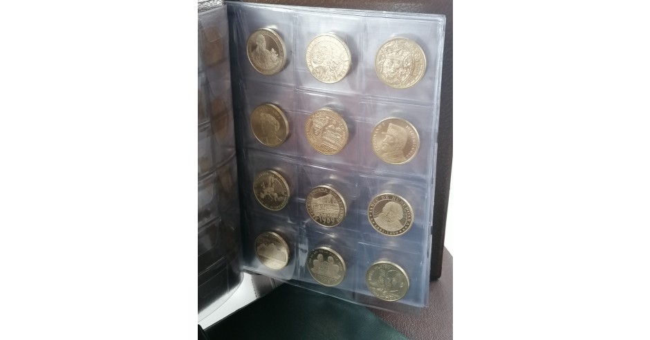 Album - Clasor monede 96 locuri monede 50 bani /50 eurocenti, 1 , 2 ...