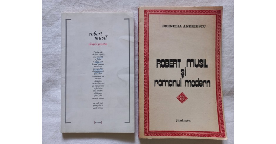 ROBERT MUSIL- DESPRE PROSTIE+ ROBERT MUSIL SI ROMANUL MODERN- CORNELIA ...