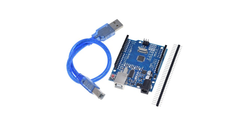 Placa dezvoltare Arduino UNO R3 MEGA328P CH340G + cablu USB (a.7307M ...