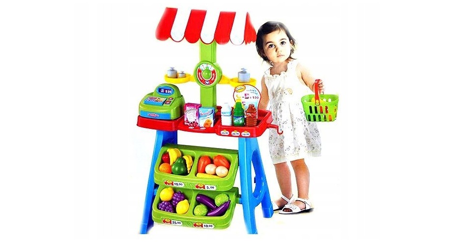 Magazin pentru copii Malplay SuperMarket cu 30 de Accesorii, Casa de ...