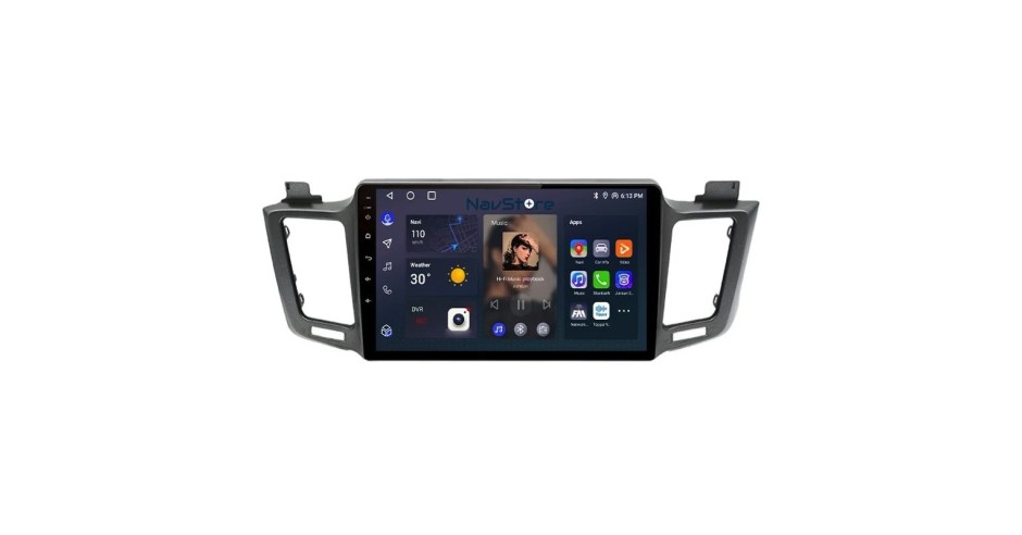 Navigatie Android Dedicata Toyota Rav 4 (2012-2018), 10 Inch, 4Gb Ram ...