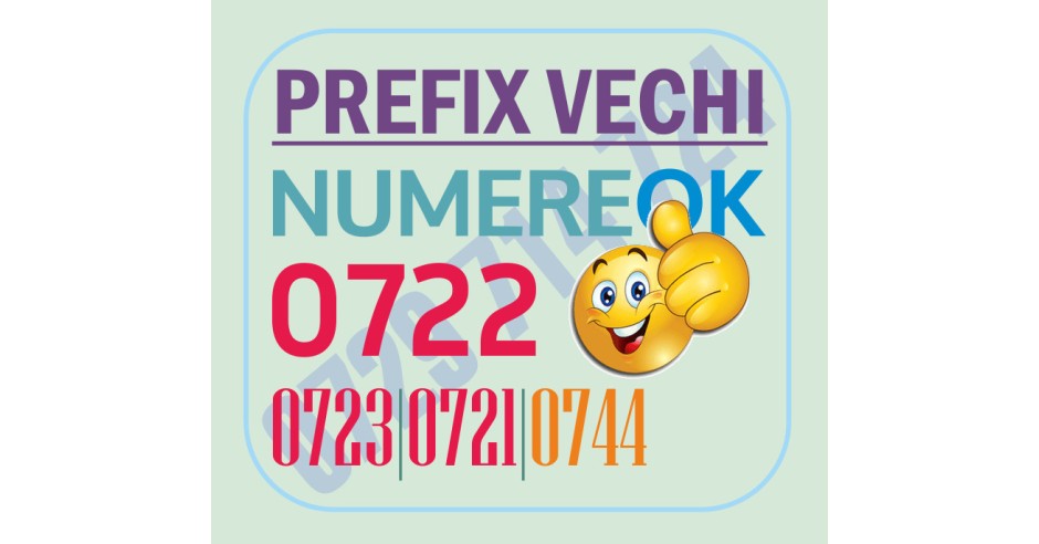Numere Vodafone Prefix Vechi 0722 0723 Aur Gold Platina - Cartele SIM ...