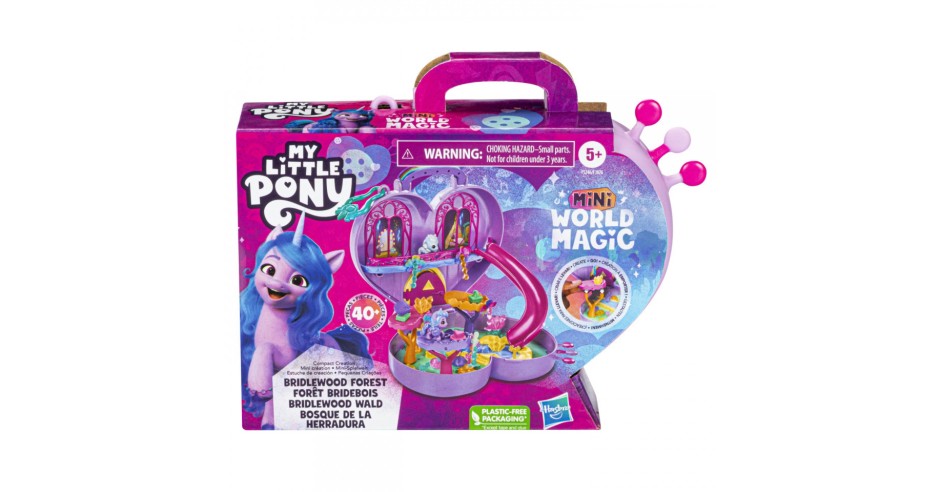 MY LITTLE PONY MINI WORLD MAGIC SET DE JOACA COMPACT CREATION BRIDLEWOOD FOREST | arhiva Okazii.ro