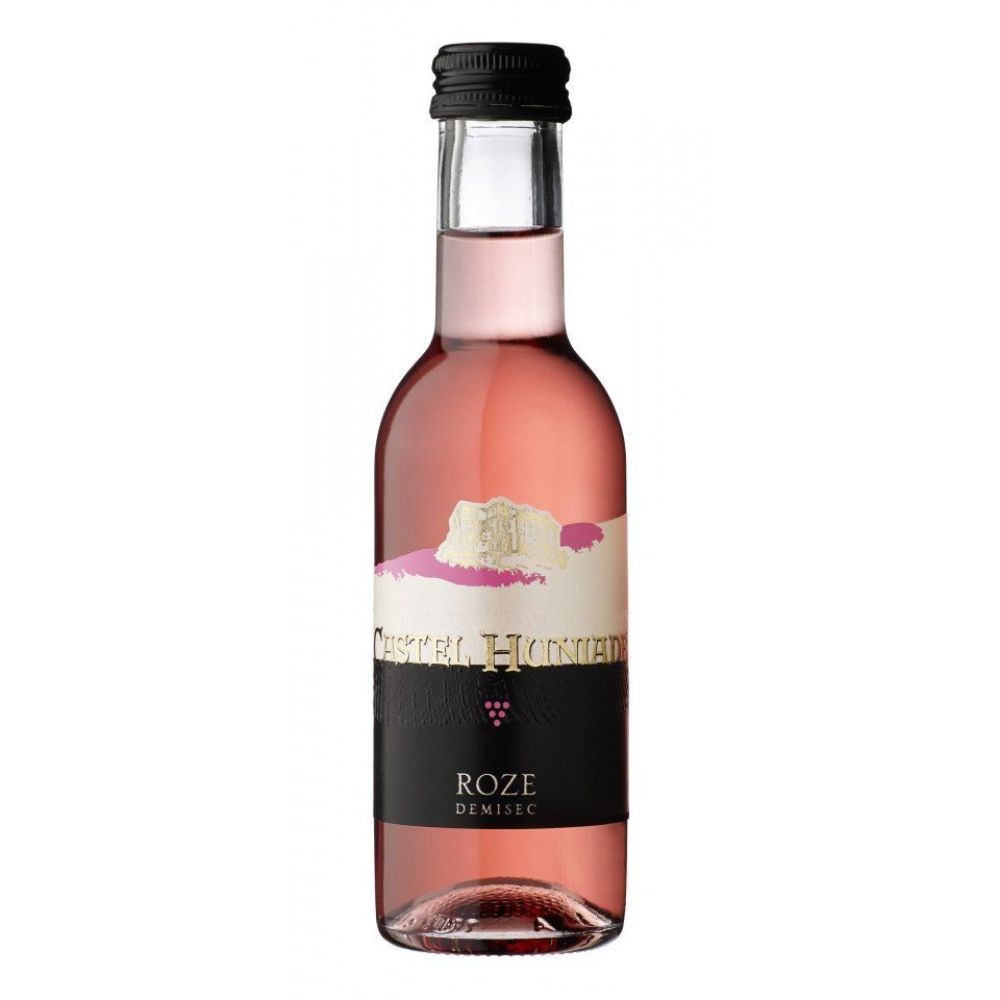 Vin Rose Demisec Recas Castle Huniade, 12.5%, 0.187 L, Vin Rose Demisec ...