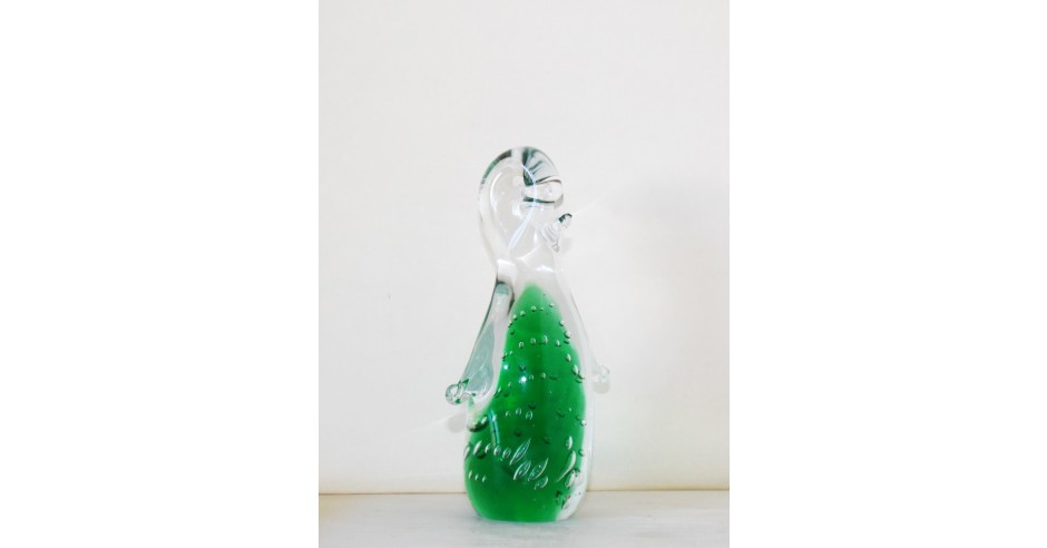 Statueta cristal sommerso bule controlate Pinguin, design Germano ...