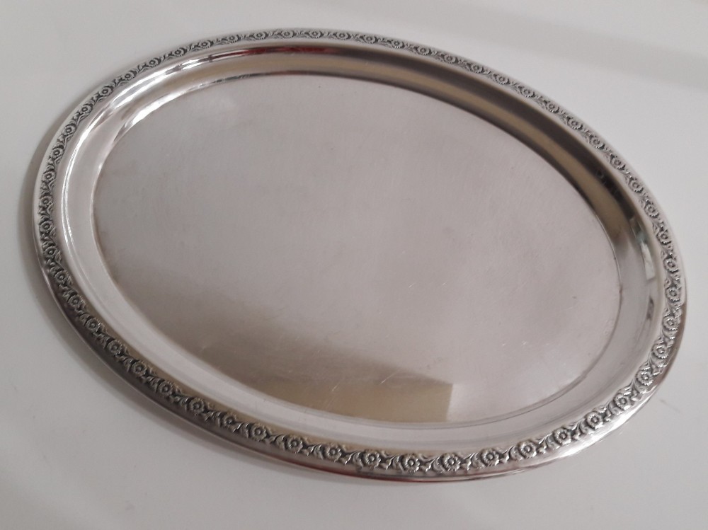 tava din alama argintata | arhiva Okazii.ro