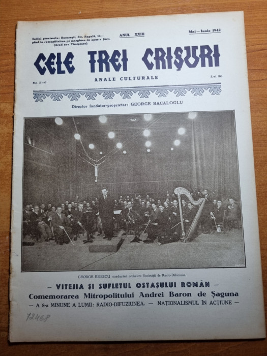 Revista Cele Trei Crisuri Mai-Iunie 1942 Antonescu Regele Mihai Hitler ...