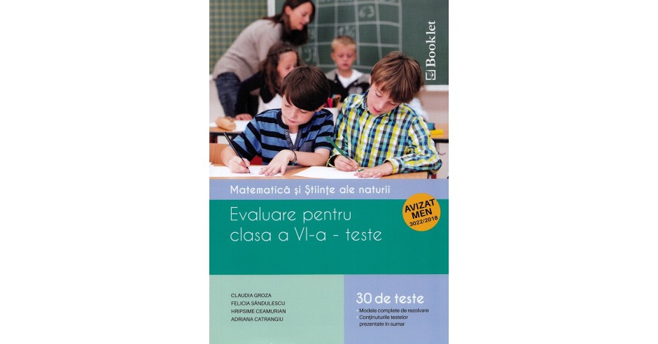 Claudia Groza-Matematica si stiinte ale naturii. Evaluare clasa a vi a ...