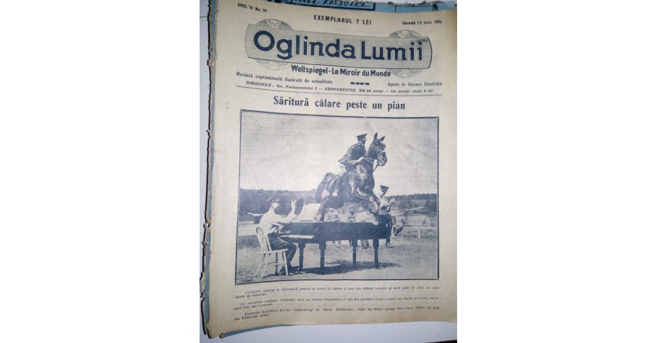 LOT 12 REVISTE VECHI OGLINDA LUMII / POZE / RECLAME , ANII 27 | Okazii.ro