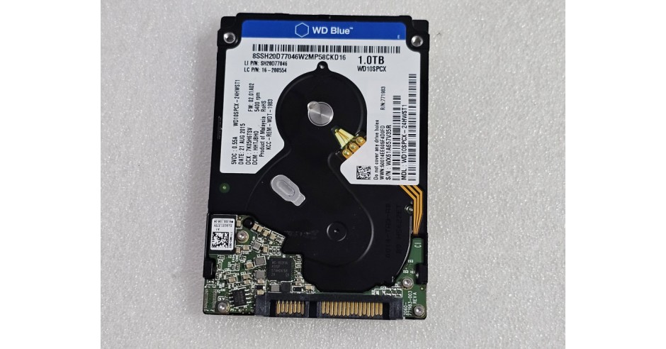 Hard Disk Laptop WD Blue WD10SPCX, 1TB, 5400rpm, 8MB, SATA3 - poze ...
