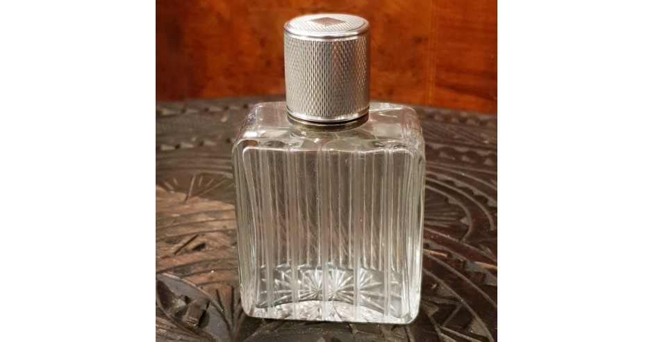 STICLA DE PARFUM DIN CRISTAL CU CAPAC DIN ARGINT 925- ATELIER ITALIAN ...