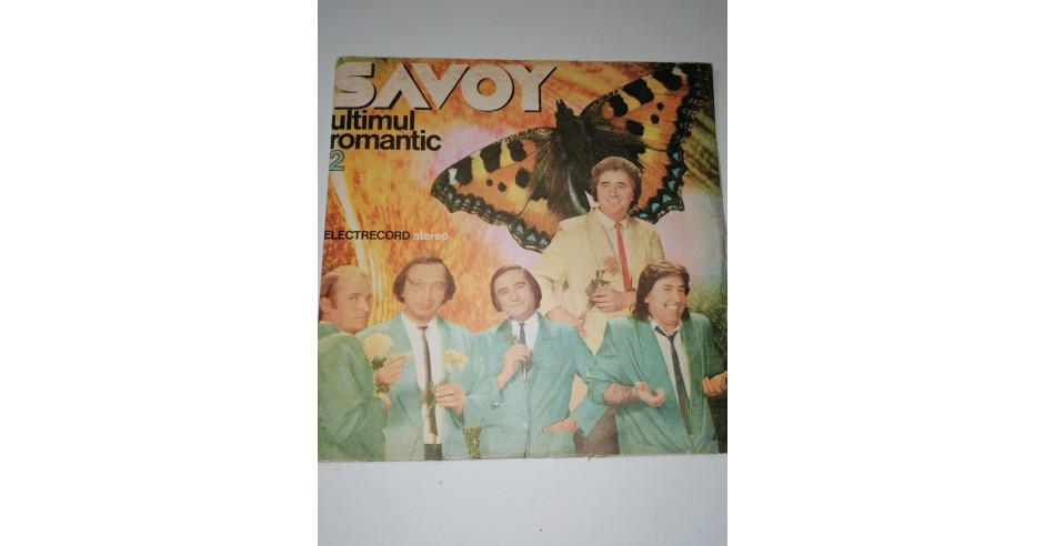 DISC / VINIL / - SAVOY - ULTIMUL ROMANTIC - AUTOGRAF MARIAN NISTOR ...