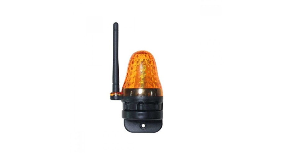 Lampa avertizare LED cu antena automatizare poarta porti usa garaj | Okazii.ro