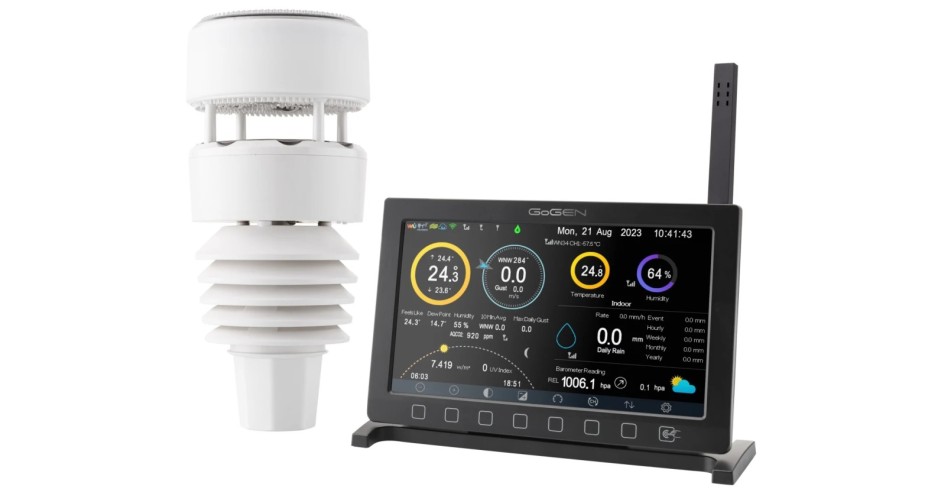 Statie meteo profesionala GoGEN ME 9900, afisaj color, aplicatie SMART ...