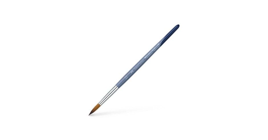 Pensula Par Sintetic Faber-Castell Creative Studio, Numarul 12, Varf ...